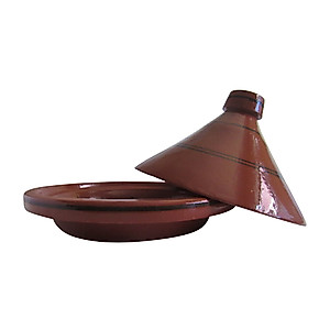 Handmade Authentic Moroccan Berber Ceramic Cooking and Serving Tagine