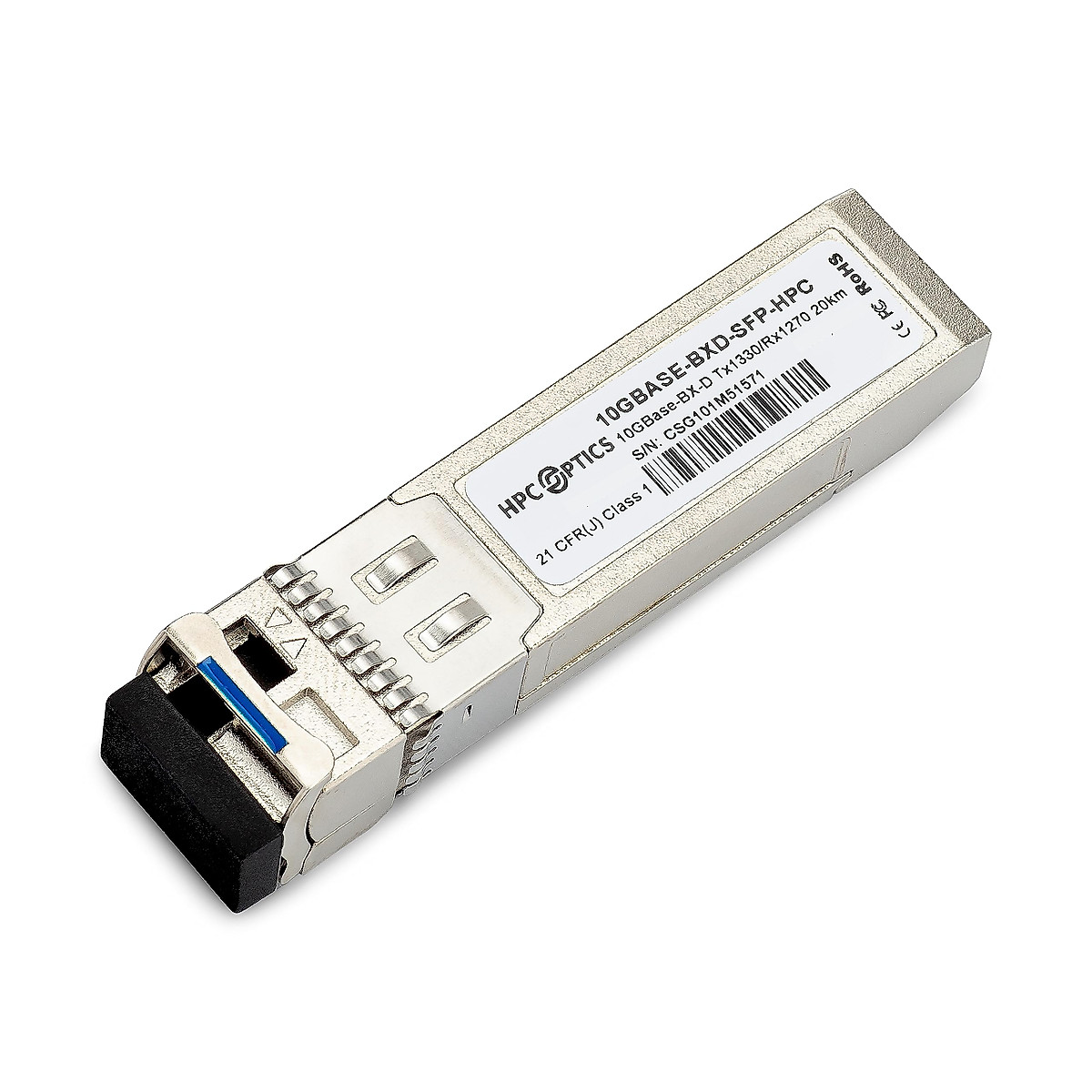 HPC Optics Compatible with Intel 10GBASE-BX-D (BIDI) 10km Bidirectional SFP+ Transceiver