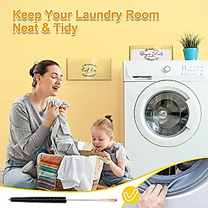 Acrylic Dryer Sheet Holder with Lint Bin, KMOTASUO Clear Dryer Fabric Sheet Holder Storage Box Dispenser, Minimalist Dryer Sheets Fabric Softener Container for Laundry Room Decor