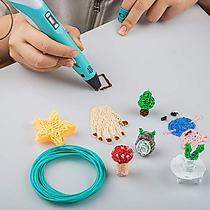 3D Pen/3D Printer Filament,1.75mm PLA Filament with Cleaning Needles, findTop 24 Colors PLA Filament Refills (10 Feet for Each Color) and 3D Pen/Printer Cleaning Needles (10 Pieces)