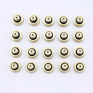 20pcs Brass Misting Nozzles for Cooling System 0.024" (0.6 mm) 10/24 UNC Garden
