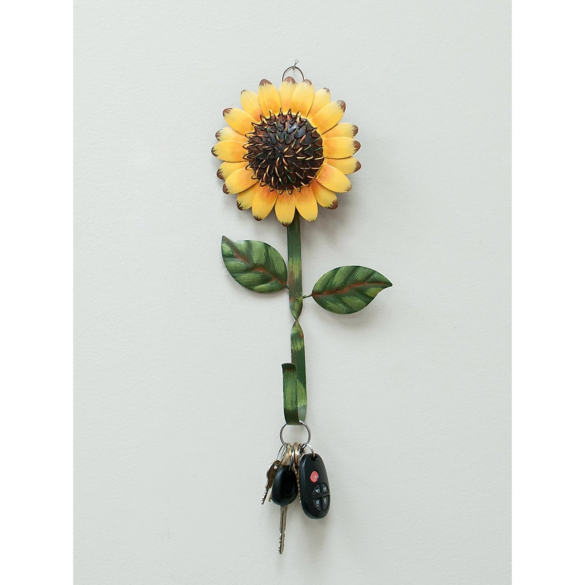 New Metal Rustic Sunflower Home Hook Great Home & Kitchen Keys, Towel, Coats, Accessories Hooks Decor,Sunflower Wall Mounted Key Holders