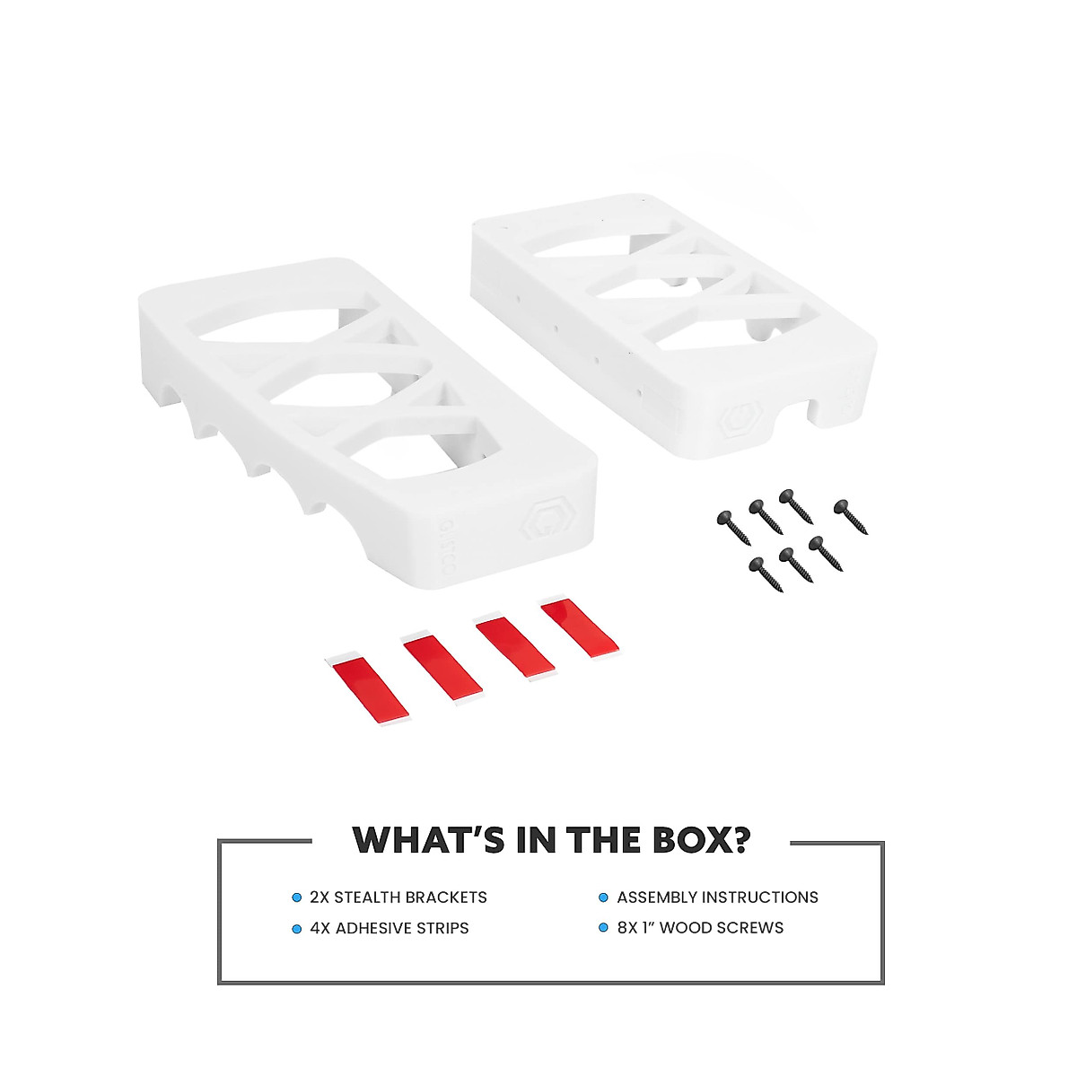 Glistco Stealth Mount Compatible with PS5 - White Disc