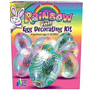 RAINBOW FOIL Easter EGG DECORATING KIT