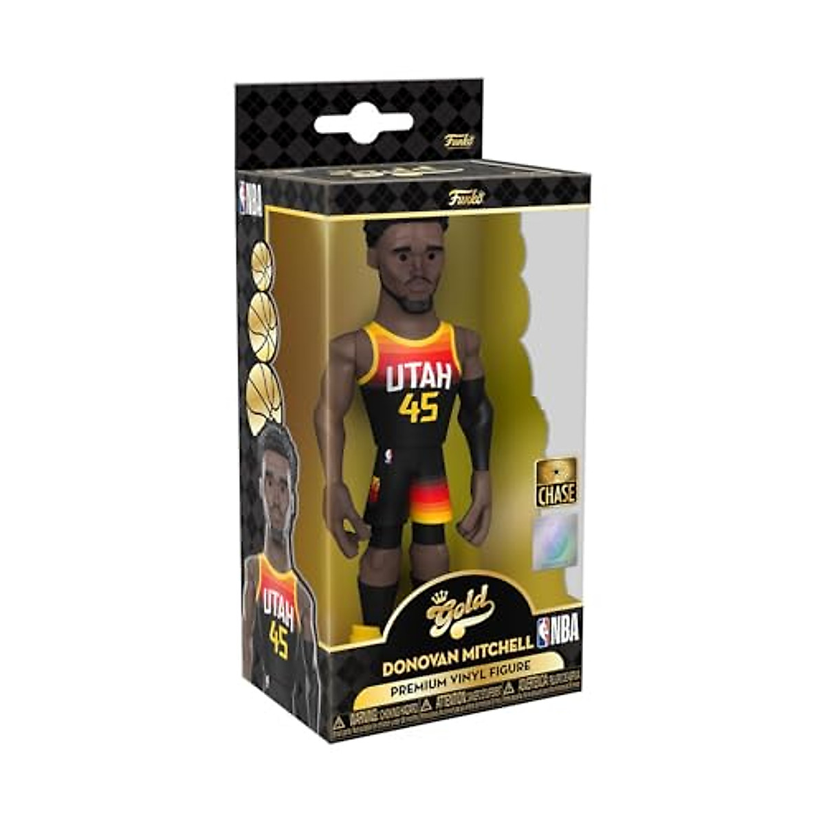 Funko Pop! Gold NBA:Jazz - Donovan Mitchell 5" with Chase