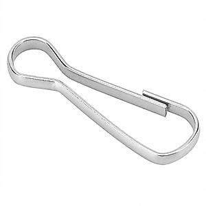 Pssopp 100PCS Bird Hooks Metal Hooks Durable Thicken C-Clips Hooks Chain Links Snaps Hook Set Bird Cage Supplies