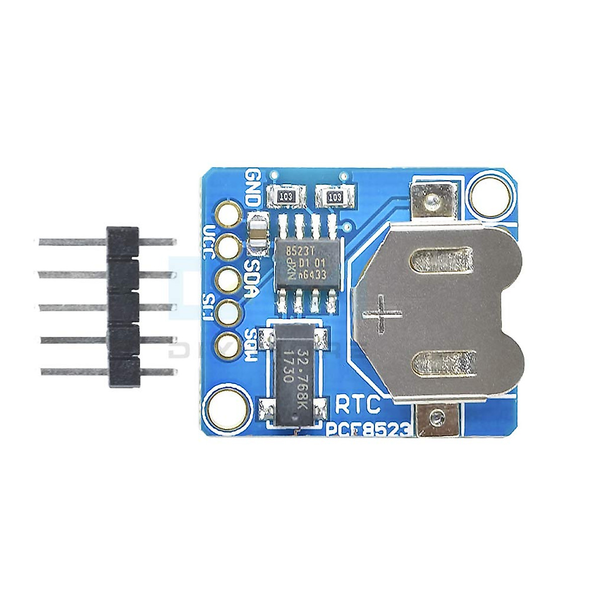 HiLetgo PCF8523 Real Time Clock RTC Breakout Module PCF8523 Real Time Clock Assembled Breakout Board 3.3V 5V Time Clock for Arduino