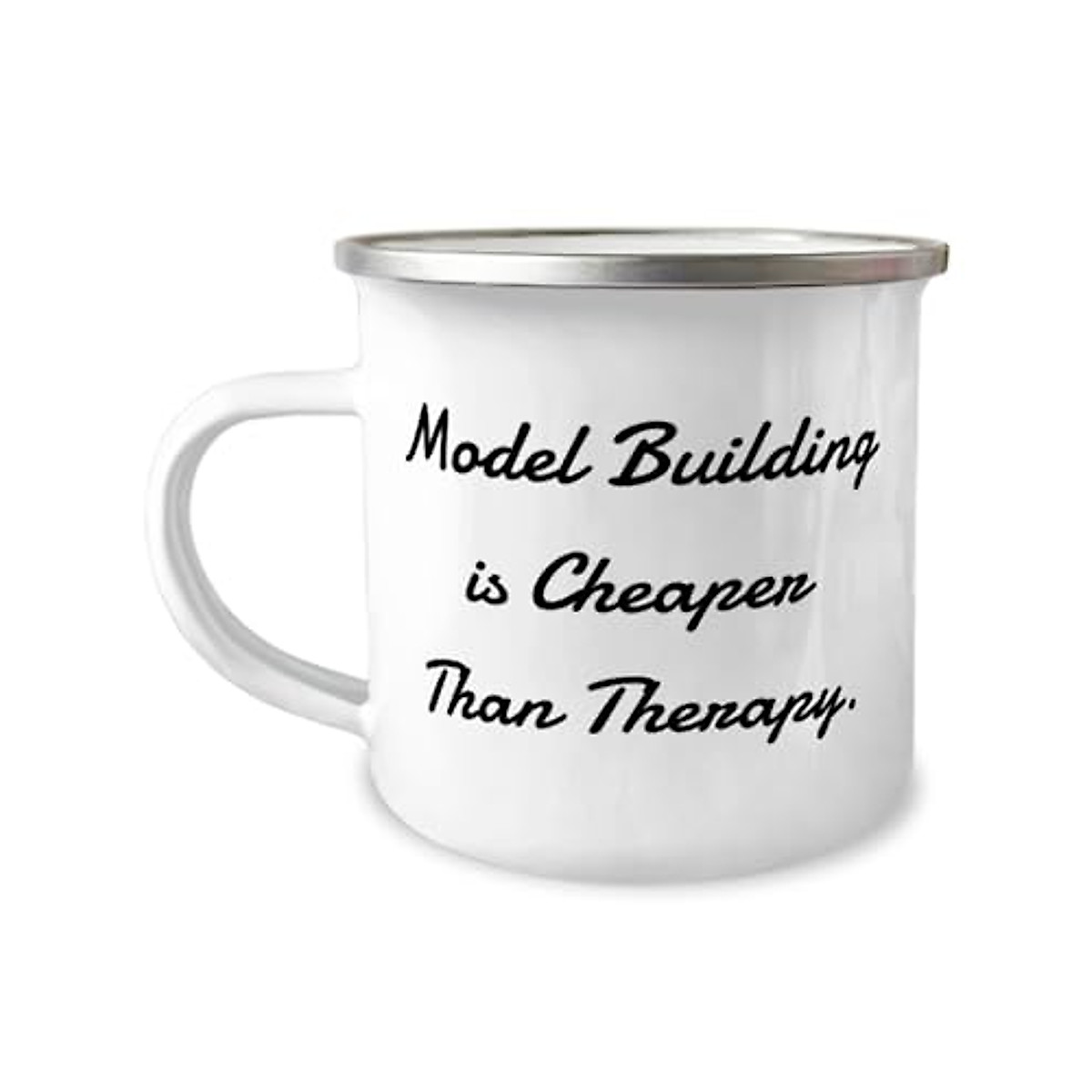 Funny Model Building Gifts, Model Building is Cheaper Than Therapy, Birthday 12oz Camper Mug For Model Building from Friends, Building model kits, Model building supplies, Model building tools, Best