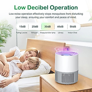 Mosquito Zapper, Electric Bug Zapper Portable Fly Zapper, Fly Catcher Traps for Home Use,Mosquito Killer Insect Fruit Fly Trap for Indoor Outdoor