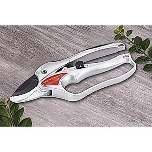 Ratchet Pruning Shears Japanese Grade Garden Shears Hand Pruner For Gardening Heavy Duty Garden Scissors Garden Clippers
