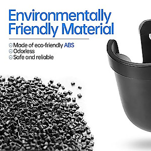 YUSOUWEY Stroller Cup Holder (2 in 1, with Phone Holder), Stability and Convenience Make Your Life Easier, Anti-Slip Clip, 360° Rotating, Suitable for Baby Strollers, Walkers, Shopping Carts