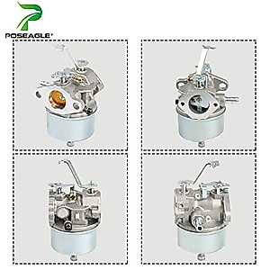 POSEAGLE 632230 Carburetor with 30604 Air Cleaner Replaces 632230, 632272, 632631, 631067, 631067A, 631828, 632235 for Tecumseh H30, H50, H60, HH60, HH70 Engines