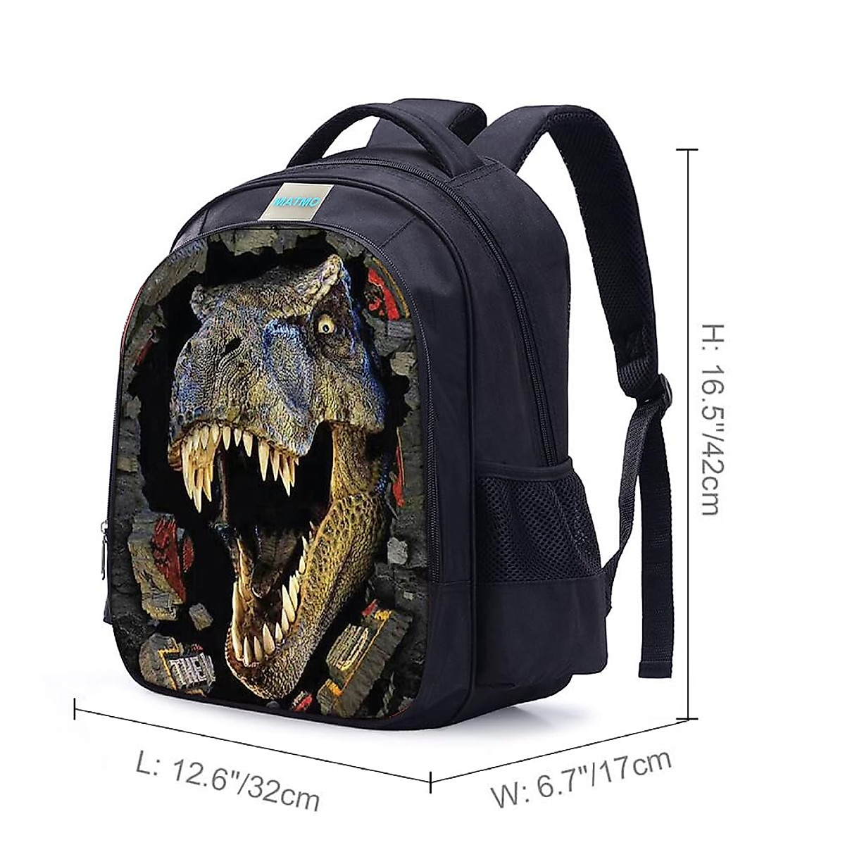 MATMO Dinosaur Backpack Student Backpacks for Boys School Backpack Kids Bookbag (Dinosaur 1)