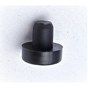 1/2" Nylon Stem Bumper | Black | for Patio Swivel Chairs | Pack of: 25