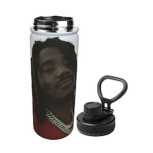 Mozzys Tumbler 18 oz Stainless Steel Sports Insulated Kettle Travel Drinking Cup Water Bottle with Lid