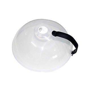 DOITOOL Microwave Splatter Cover Microwave Cover for Food Microwave Plate Cover Microwave Splatter Guard Anti-Splatter with Steam Vents (Random Color Handle)