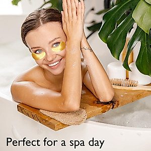 Adofect 25 Paris Under Eye Patches 24k Gold Under Eye Mask for Puffy Eyes and Dark Circles Treatments, Under Eye Bags Treatment Collagen Gel Pads for Beauty & Personal Care, Gold