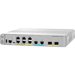 Cisco Catalyst 3560CX-8XPD-S Network Switch, 6 Gigabit Ethernet and 2 Multi-GbE Ports, 8 PoE+ Outputs, 240W PoE Budget, 2 10G SFP+ Uplinks, Enhanced Limited (WS-C3560CX-8XPD-S)