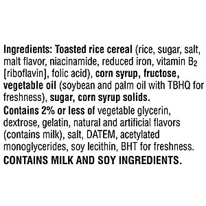 Rice Krispies Treats Marshmallow Snack Sheet, Kids Snacks, Treat Making, Baking Project, Original, 32oz Sheet (1 Sheet)