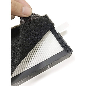 Nispira Premium True HEPA Filter Replacement Compatible with Hoover Part AH60015. Fits Air Purifier WH10040 and WH10060. 2 Filters