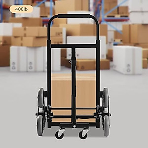 Generic Telescoping Handle Hand Truck Dolly with Wheels Heavy Duty Folding Dolly for Heavy Things Moving, Black