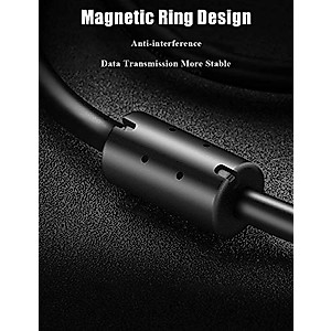 2 Pack 10FT PS4 Controller Charger Charging Cable with Magnetic Ring Compatible with Playstation 4/ DualShock 4/ PS4 Slim/Pro Wireless Controllers