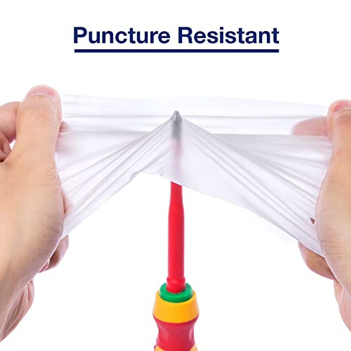 Safe Health Clear Vinyl Exam Gloves,S M L XL,100-Count 3 Mil Medical-Disposable Powder-Free Latex-Free Nursing-Office-Law Enforcement,Clear Large (L) Box of 100,FIY1043G