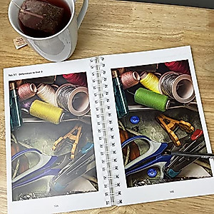 Picture Puzzles: Spot the Difference: More Than 1,000 Differences to Find! Adult Puzzle Book Includes Spiral Bound / Lay Flat Design (Brain Busters)