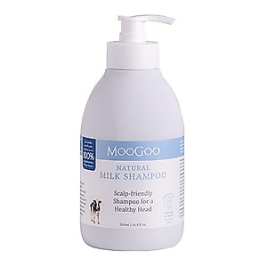 MooGoo Milk Shampoo – For Itchy, Dry, Eczema, Psoriasis & Dandruff Prone Scalps – SLS, Silicone, Sulfate & Paraben Free - Natural & Gentle Formula – 500ml / 16.9 fl.oz.