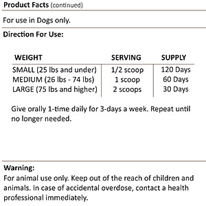 Amber NaturalZ Carticil Plus Herbal Supplement for Dogs | Multi System Support is a Blend for Digestive, Respiratory, and Cardiovascular Health | 60-Day Medium Dog Supply | Manufactured in The USA