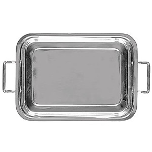 Farberware Classic Traditions Stainless Steel Roaster/Roasting Pan with Rack, 17 Inch x 12.25 Inch