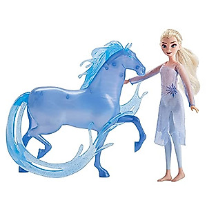 Disney Frozen 2 Elsa Doll and Nokk Figure, Toy for Kids 3 and Up