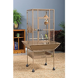 Prevue Pet Products 3351COCO Park Plaza Bird Cage, Coco Brown,Small