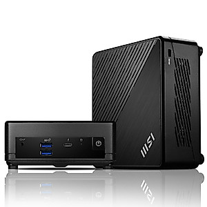 MSI Cubi B0A8 Premium Compact Desktop - 12th Gen Intel i7-1255U Processor, 32GB RAM, 1TB SSD, Wi-Fi 6, Windows 11 Pro, Support 4K@60Hz Triple Display for Home/Office/Gaming