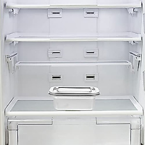 Ice Cream Container Stainless Steel with Lid,4PCS Reusable Ice Cream Storage Tubs Refrigerator Storage for Sorbet Yogurt Ice Cream Storage Container