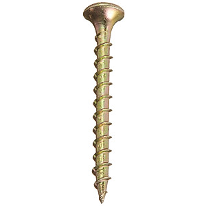 Grip Rite, 1-5/8" 158GS5 5 lb Number-2 Phillips Gold Screws for General Construction, Color