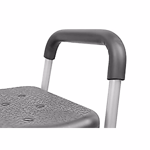 Pepe - Shower Chair for Inside Shower with Arms, Adjustable Shower Seats for Elderly, Shower Chair for Bathtub, Bath Seats for Adults, Black Shower Stool for Seniors, Free Assembly