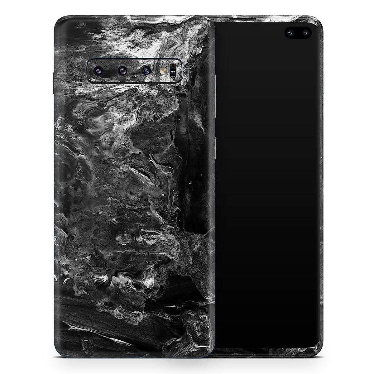 DesignSkinz Liquid Abstract Paint V54 Protective Vinyl Decal Wrap Skin Cover Compatible with The Samsung Galaxy S20 (Screen Trim & Back Glass Skin)