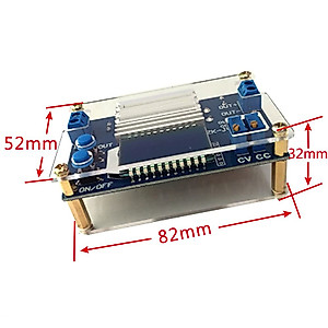 Adjustable CC CV Buck Converter Power Supply Module 12A 160W DC to DC 5.3V-32V to 1.2V-32V Voltage Regulator 12V 24V Step Down Voltage Transformer