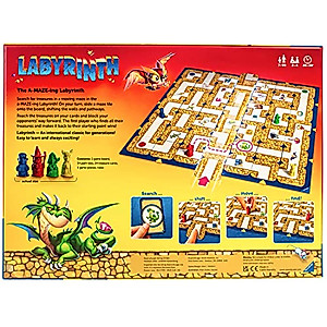 Ravensburger Labyrinth - Enthralling Family Board Game | Ideal for Kids and Adults Aged 7 and Up | Offers Great Replay Value | Designed for 2-4 Players | Globally Celebrated | ASIN: 26448