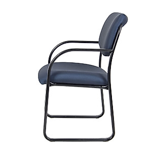 Boss Office Products Fabric Guest Chair in Blue