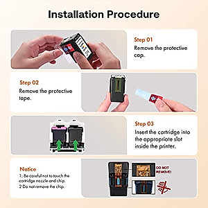 245XL 246XL Ink Cartridge Combo Pack Replacement for Canon PG-245XL CL-246XL for PIXMA MG2420 MG2520 MG2522 MG2525 MG2920 MG2922 MG2924 MG3020 MG3022 MG3029 TR4520 TR4522 TS3120 TS3122 Printer