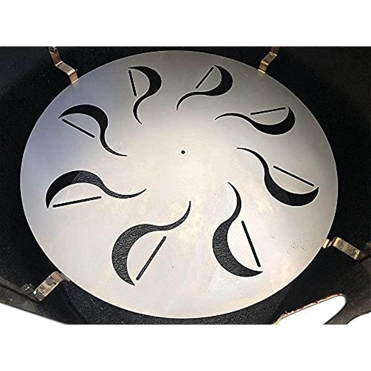 FireDial Baffle Plate Heat Management System for Charcoal BBQ and Barbecue Smokers, UDS, WSM, Kettle (For 22 in. WSM)