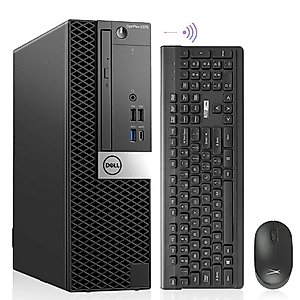 Dell OptiPlex 5070 Desktop Computers Windows 11 Pro,Hexa Core i5 9500 up to 4.4GHz,32GB DDR4, 1TB M.2 NVMe SSD,Intel Wireless Wi-Fi 6E AX210 & Bluetooth 5.2, HDMI Adapter (Renewed)