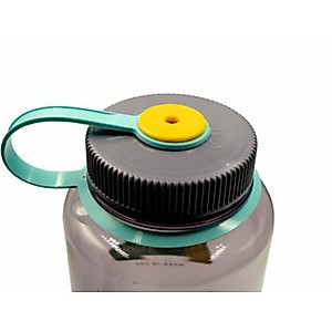 Nalgene Sustain Tritan BPA-Free Water Bottle Made with Material Derived from 50% Plastic Waste, 48 OZ, Wide Mouth, Aubergine