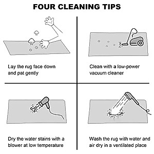 Maxsoft Fluffy Shag Bedroom Rug, 4x6 Feet White Area Rugs for Living Room Nursery Bedside, Fuzzy Plush Dorm Rug for Girls Kids, Furry Carpet for Indoor Modern Soft Home Decor