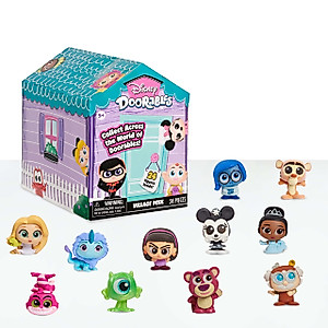 Disney Doorables Mega Village Peek Pack, Series 6, 7, and 8, Collectible Toy Figures, Kids Toys for Ages 5 Up, Amazon Exclusive by Just Play