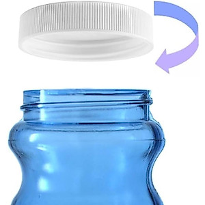 SANITRO Water Systems Screw-On Caps for Water Cooler/Dispenser Plastic Jugs, 48mm Bottle Lids