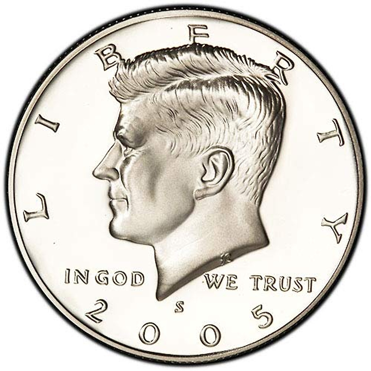 2005 S Silver Proof Kennedy Half Dollar Choice Uncirculated US Mint