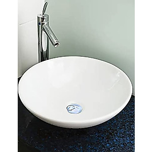 UMBWORLD Bath Tub Drain Stoppers, 4 Pcs Sink Bathtub Plug Drain Plug Transparent Strainer Kitchen Bathroom Laundry Bar Water Seal with Hanging Ring for Shower Pool Plugs and Caps (Clear 4pcs)